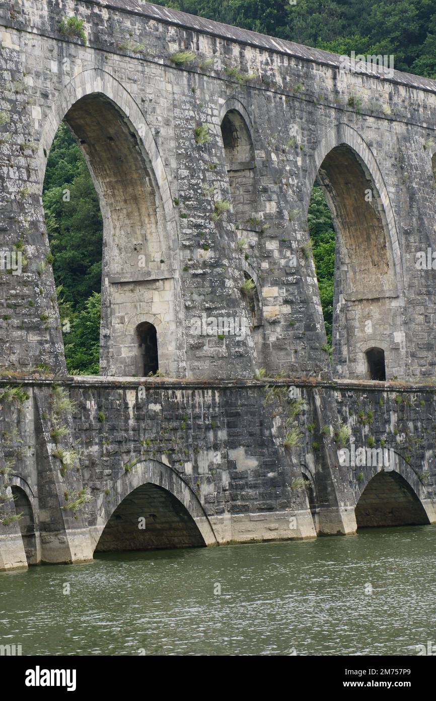 Located in Istanbul, Turkey, the Maglova Aqueduct was built by Mimar ...