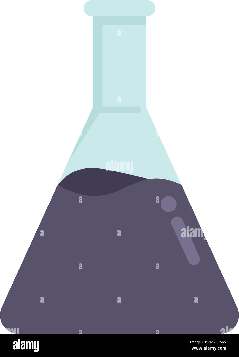 Oil petrol flask icon flat vector. Flower plant. Vegetable olive ...