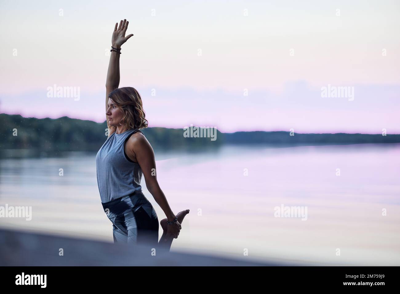 Relaxing foot posture hi-res stock photography and images - Alamy