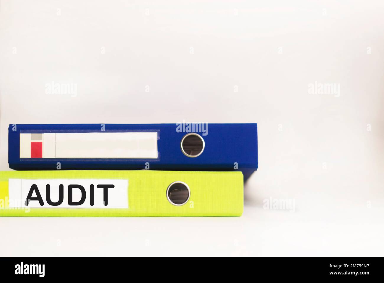 audit topic. Folder with the word AUDIT, on a white background Stock ...