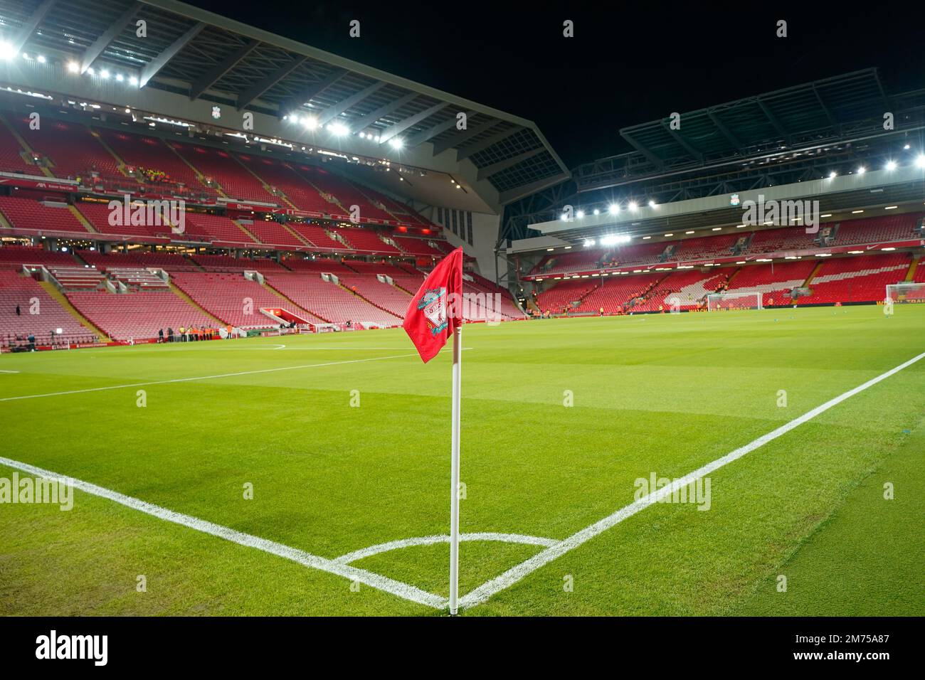 General view of anfield stadium hi-res stock photography and images - Alamy