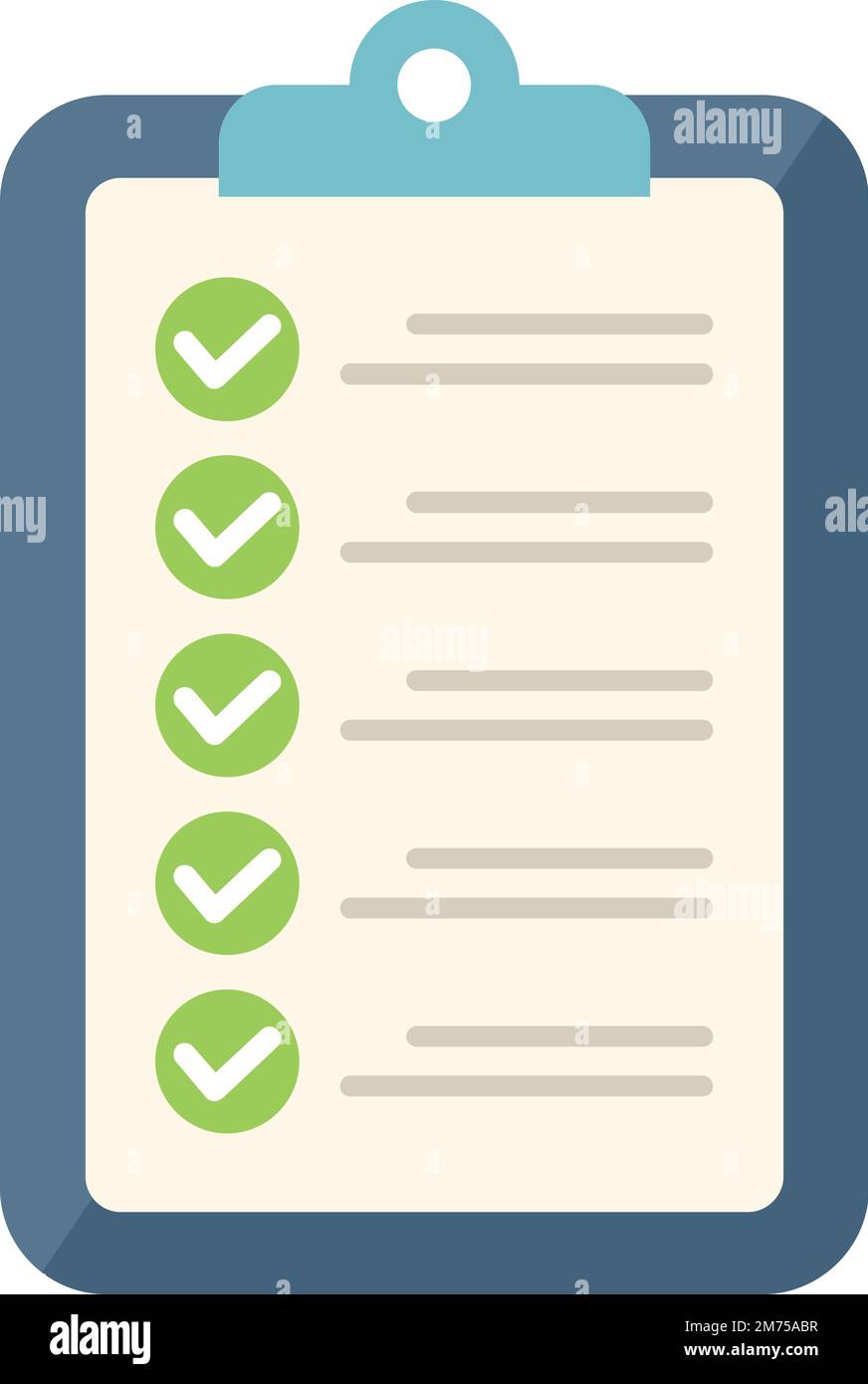 Clipboard control icon flat vector. Screen plan. Report industry ...