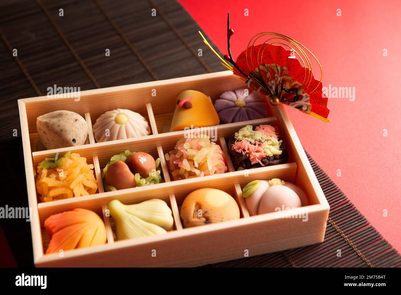 Japanese traditional sweets Nerikiri made from bean paste Stock Photo ...