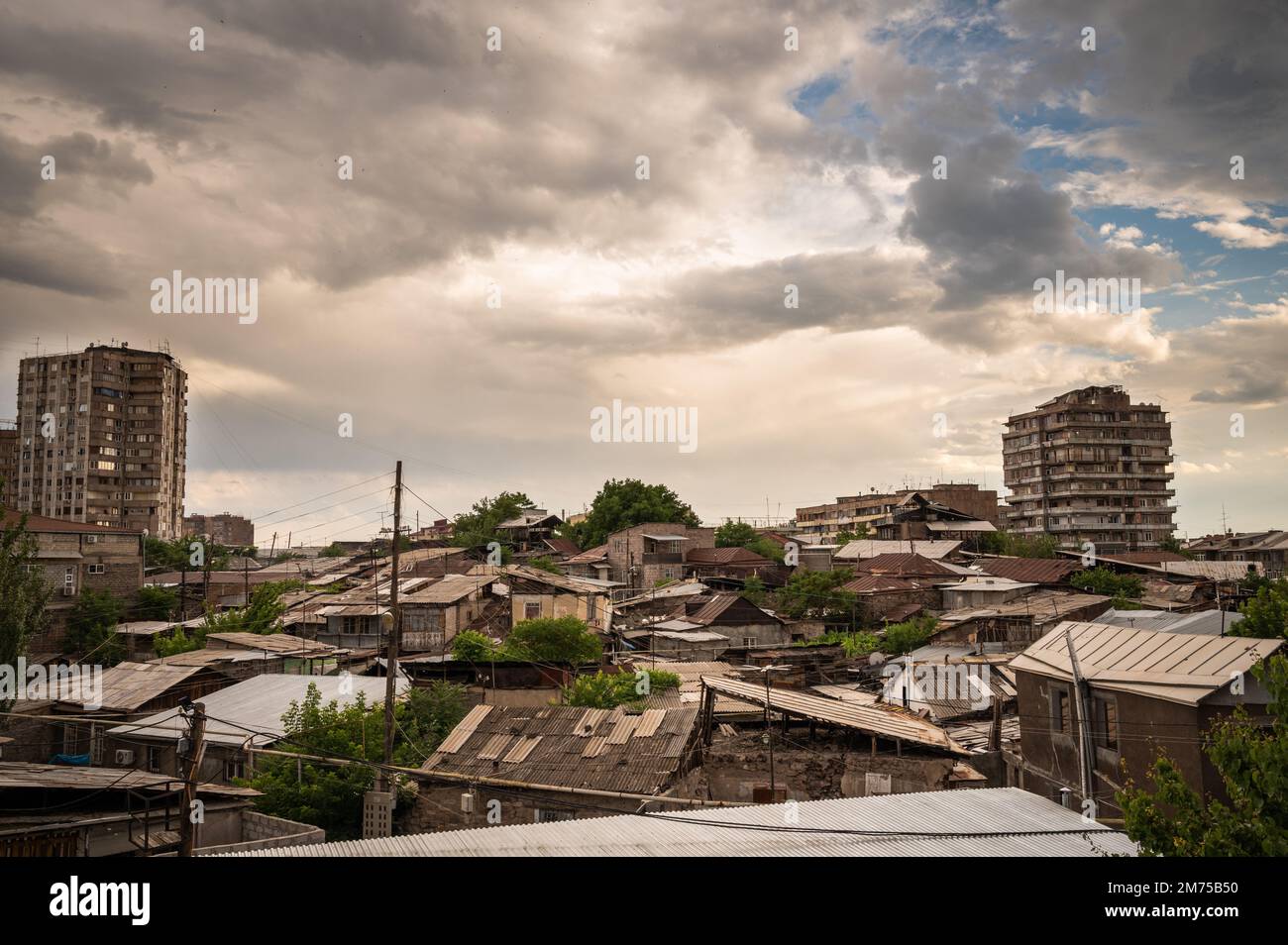 Slum on hills hi-res stock photography and images - Alamy