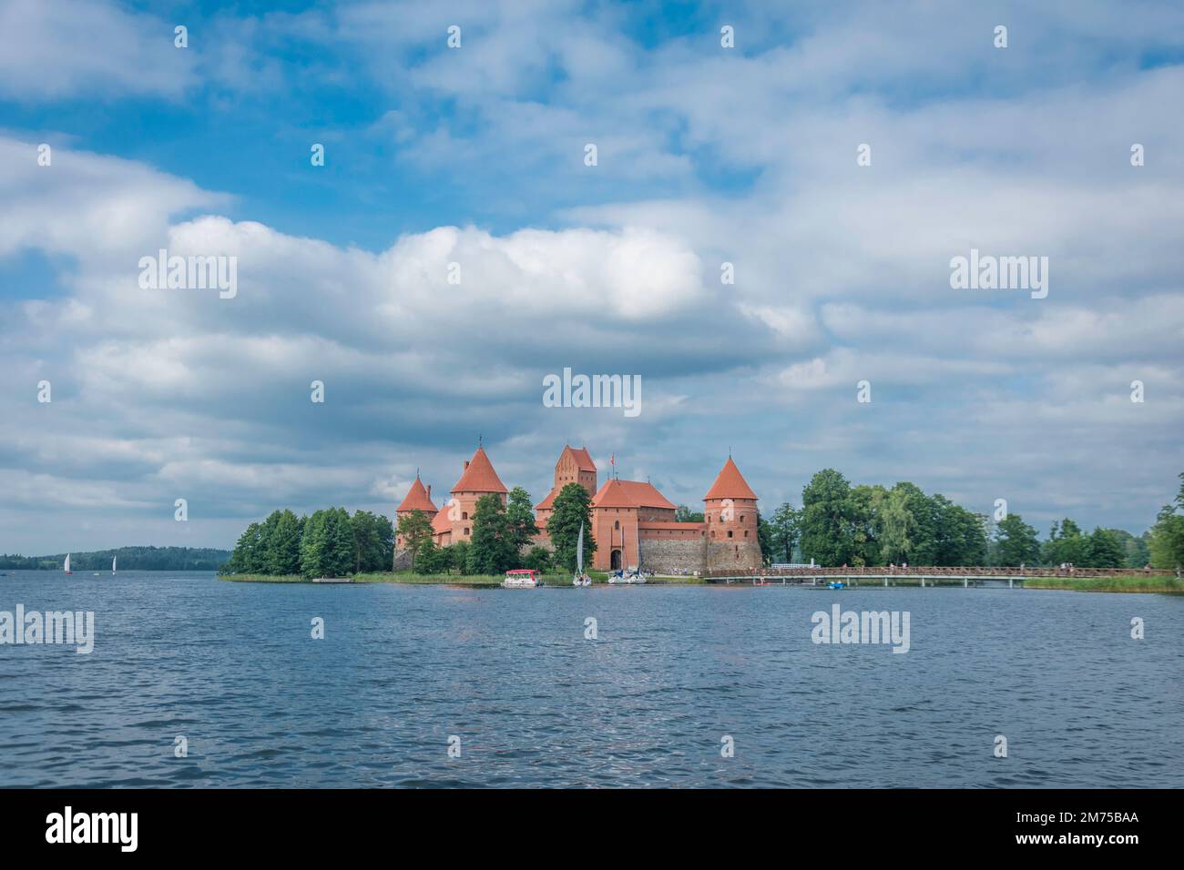 Trakai castle aerial hi-res stock photography and images - Alamy