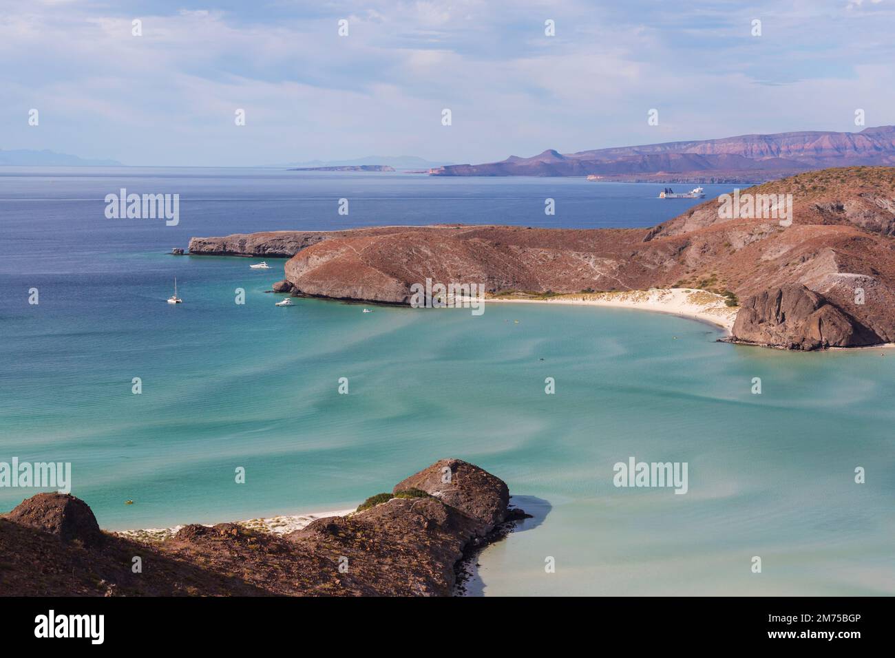 Beautuful Baja California landscapes, Mexico. Travel background ...