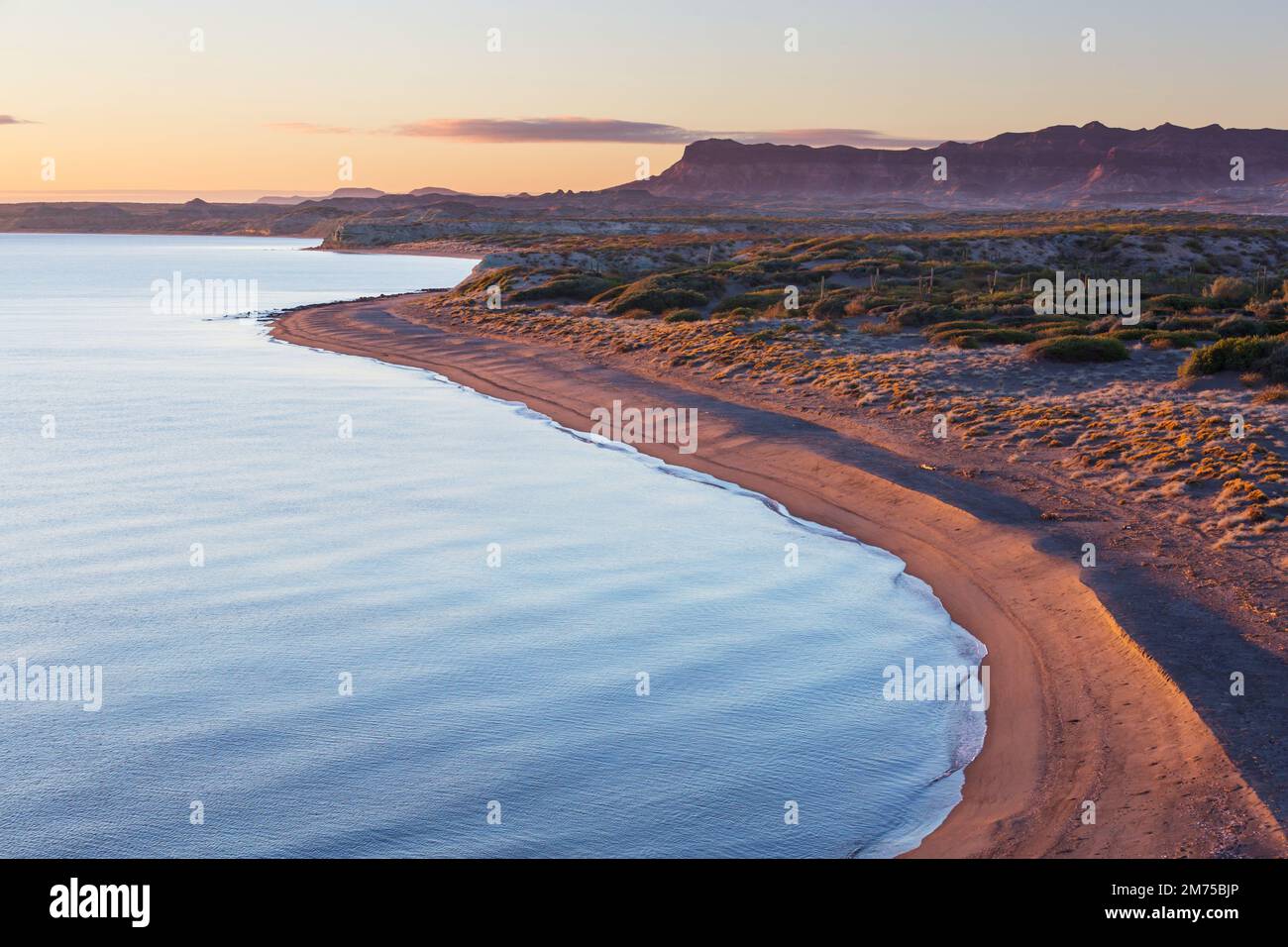Beautuful Baja California landscapes, Mexico. Travel background ...