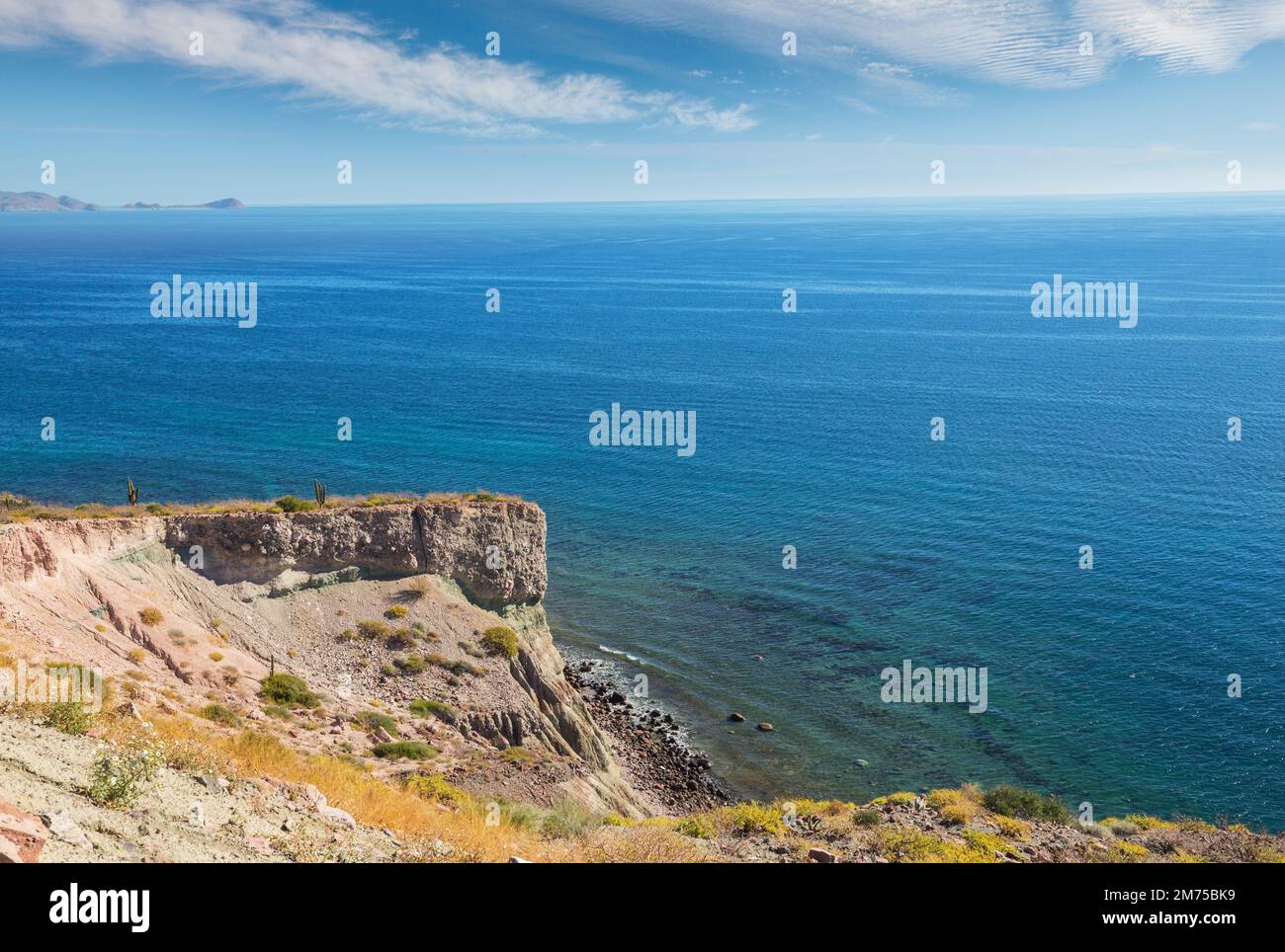 Beautuful Baja California landscapes, Mexico. Travel background ...