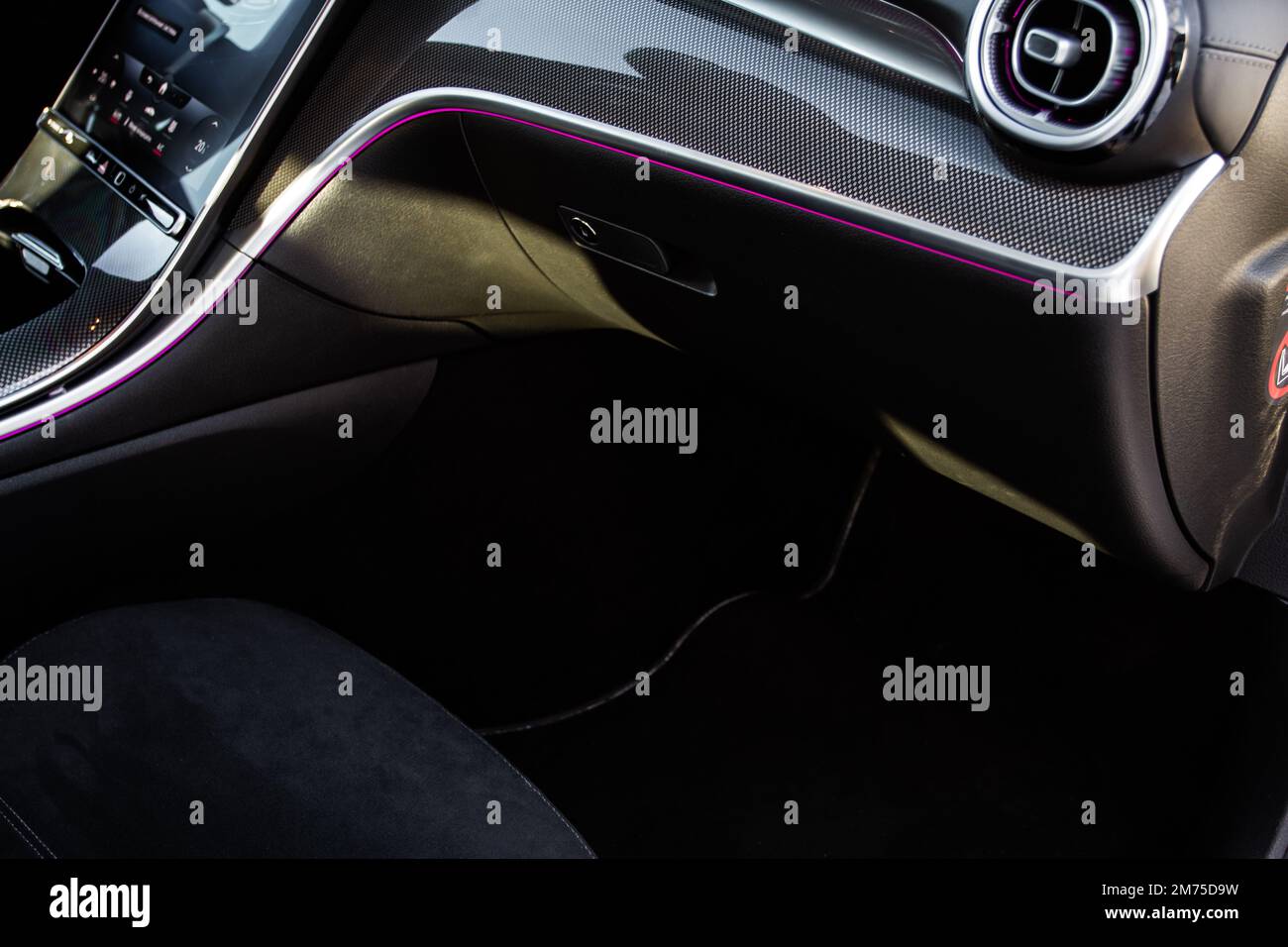 Closed car glove box compartment. Glove compartment of car Stock Photo ...