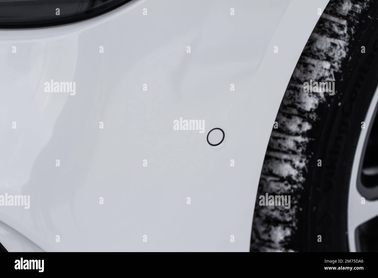 Parking sensor at car bumper. Parking Assistance Stock Photo - Alamy