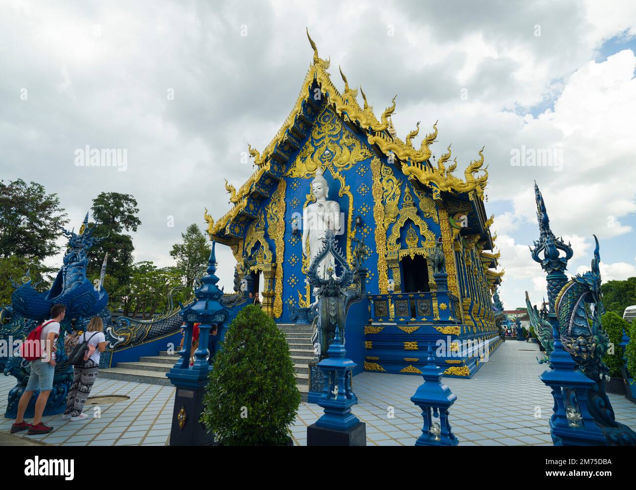Chiang Rai, Thailand, November 18, 2022. Wat Rong Seur Ten or Blue ...