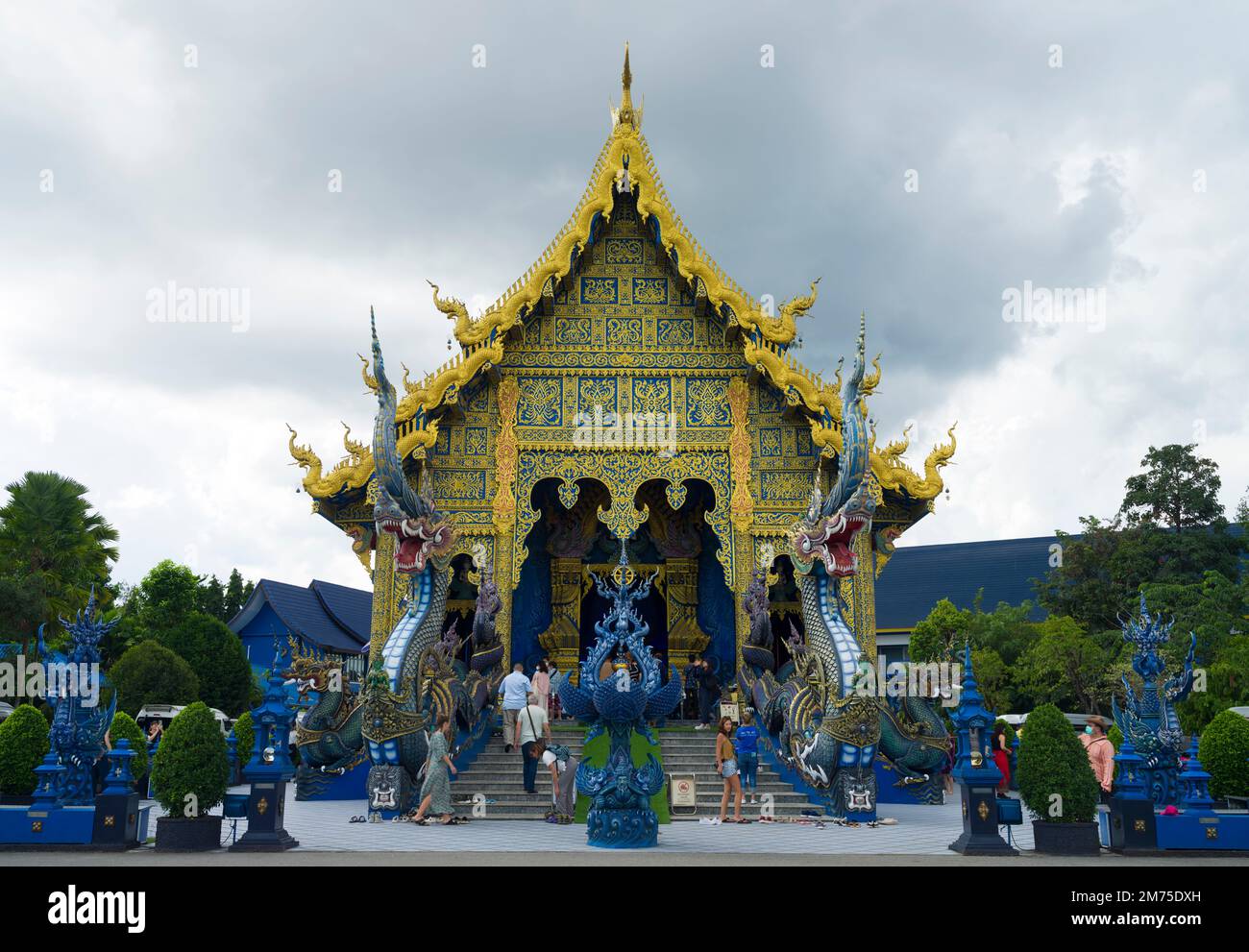 Chiang Rai, Thailand, November 18, 2022. Wat Rong Seur Ten or Blue ...