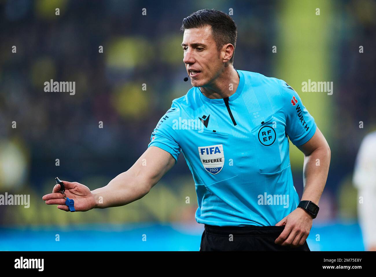 Villarreal, Spain. 07th Jan, 2023. Soto Grado referee of Villarreal CF ...