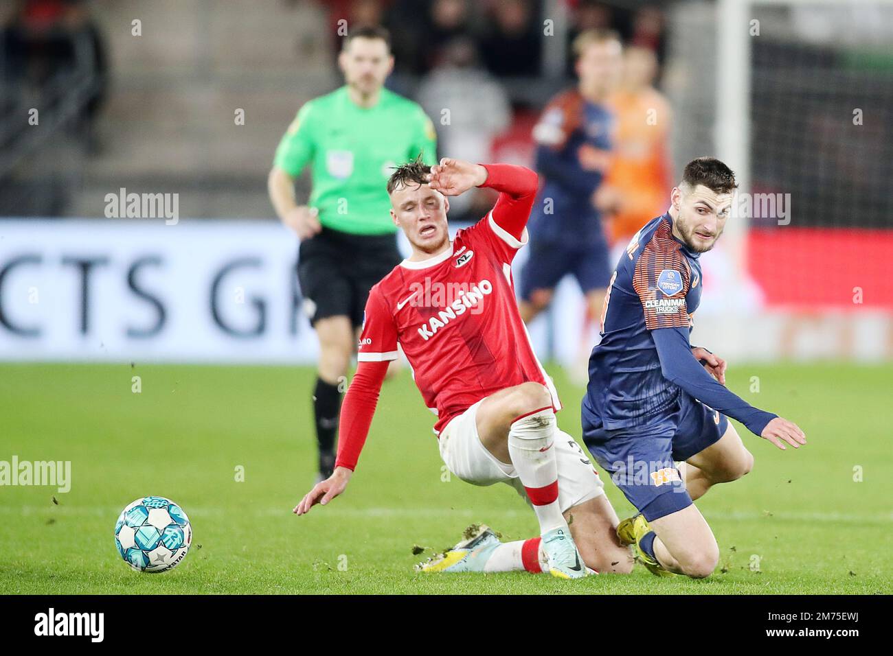 ALKMAAR - 07-01-2023, AFAS Stadium. Dutch Eredivisie Football season ...