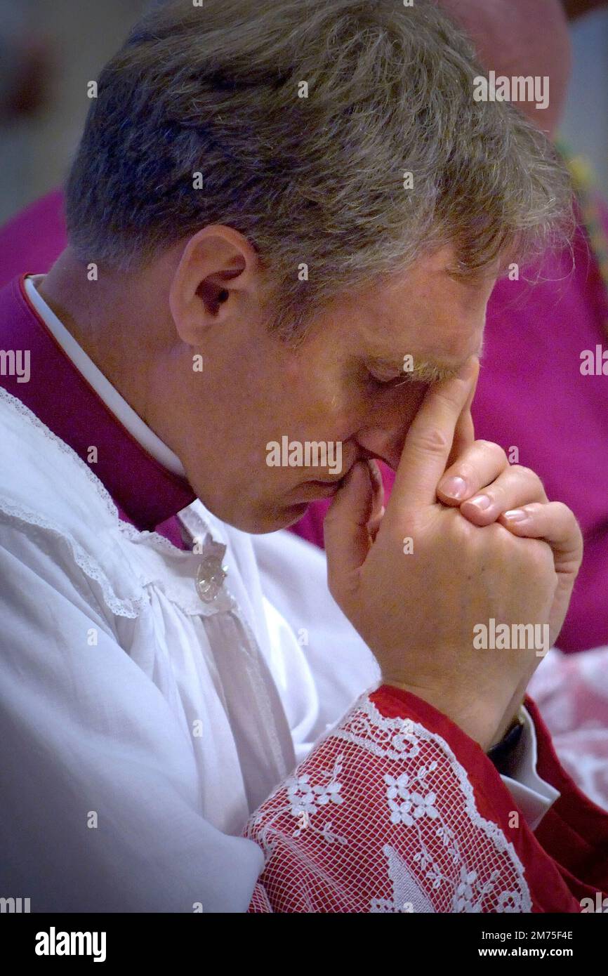 Monsignor georg ganswein private secretary to pope benedict xvi hi-res ...