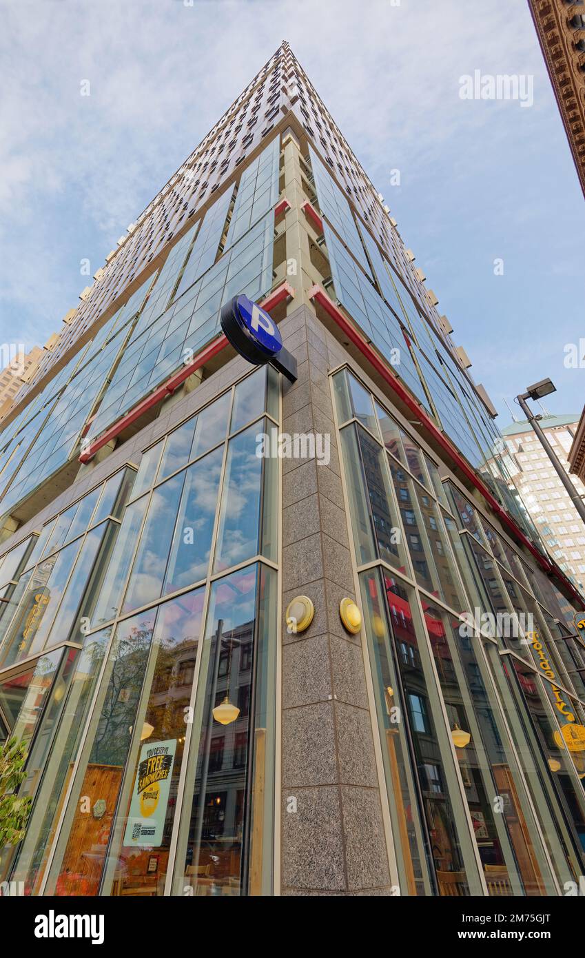The Beacon is 19 residential floors built upon a five-story parking ...