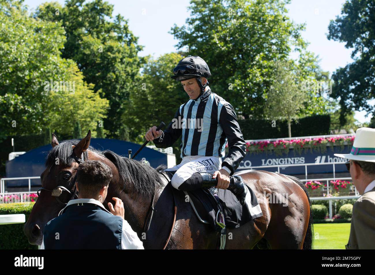 Ascot, Berkshire, UK. 9th July, 2022. Horse Chindit ridden by jockey ...