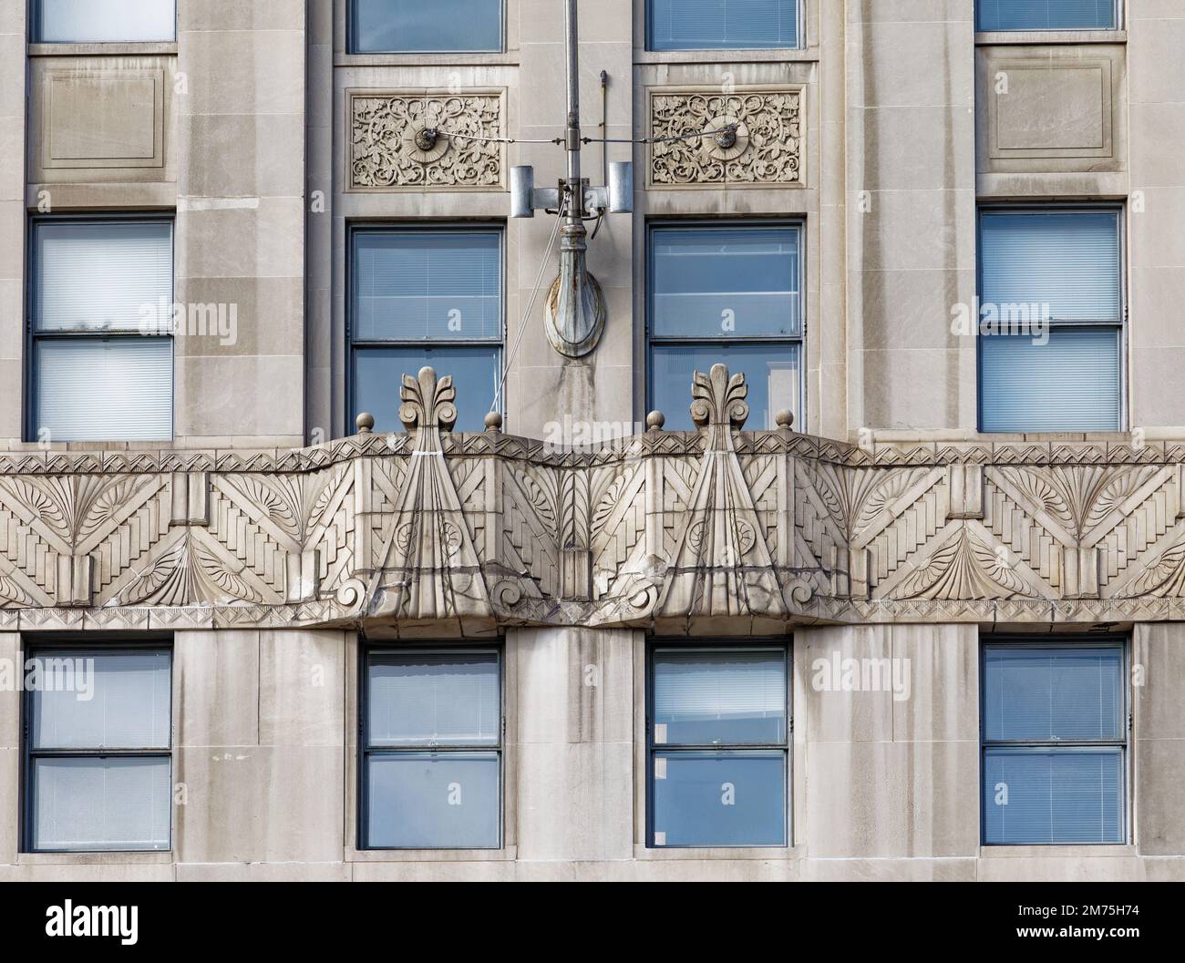 Republic Building, an art deco portion of the landmark Tower City ...