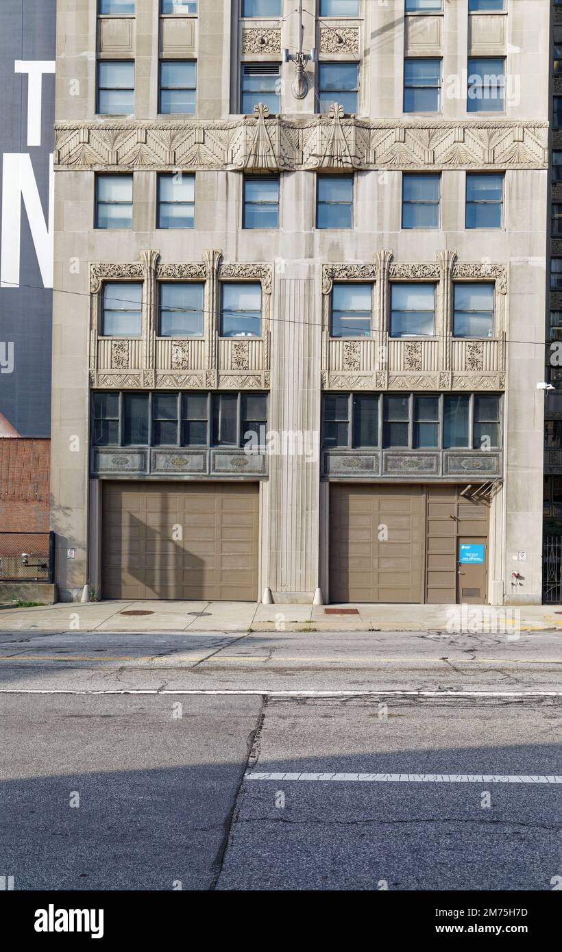 Republic Building, an art deco portion of the landmark Tower City ...