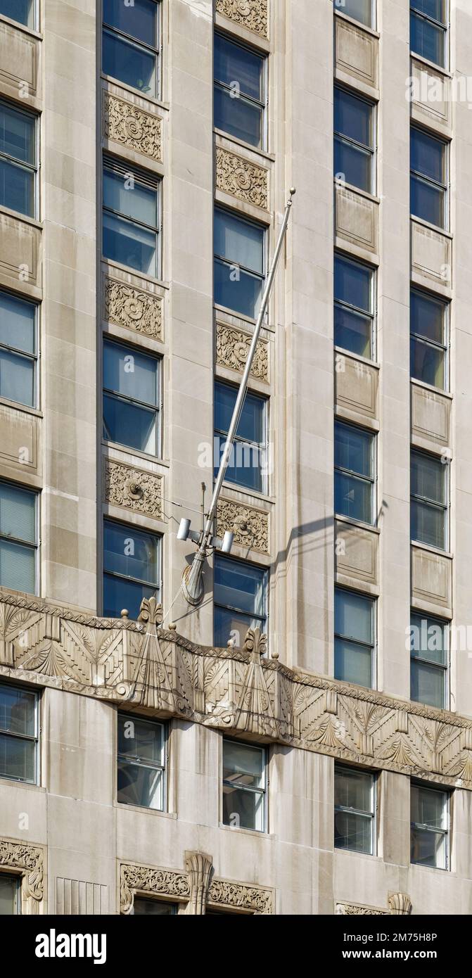 Republic Building, an art deco portion of the landmark Tower City ...
