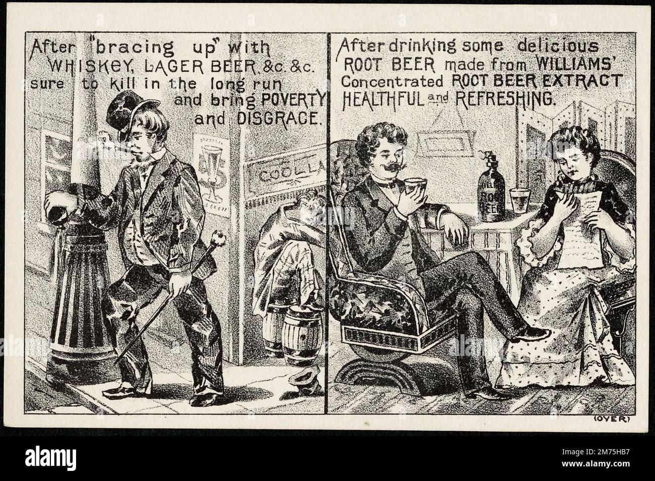 Beer magazine advertisement hi-res stock photography and images - Alamy