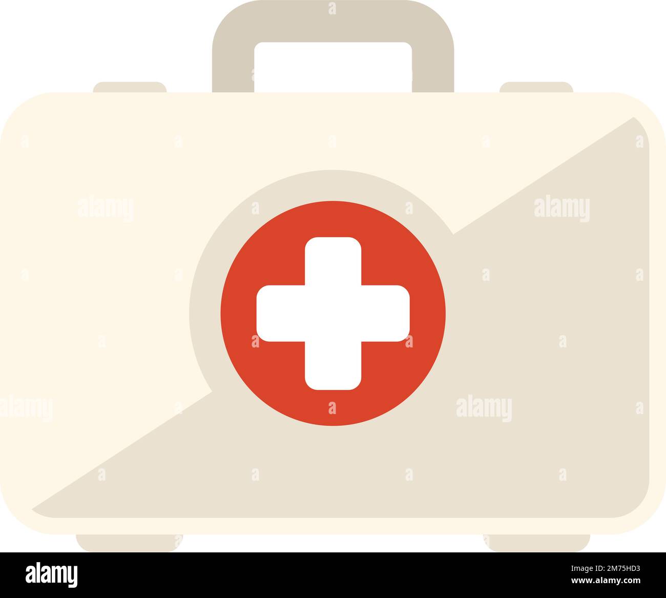 First aid kit icon flat vector. Family health. Medical care isolated ...