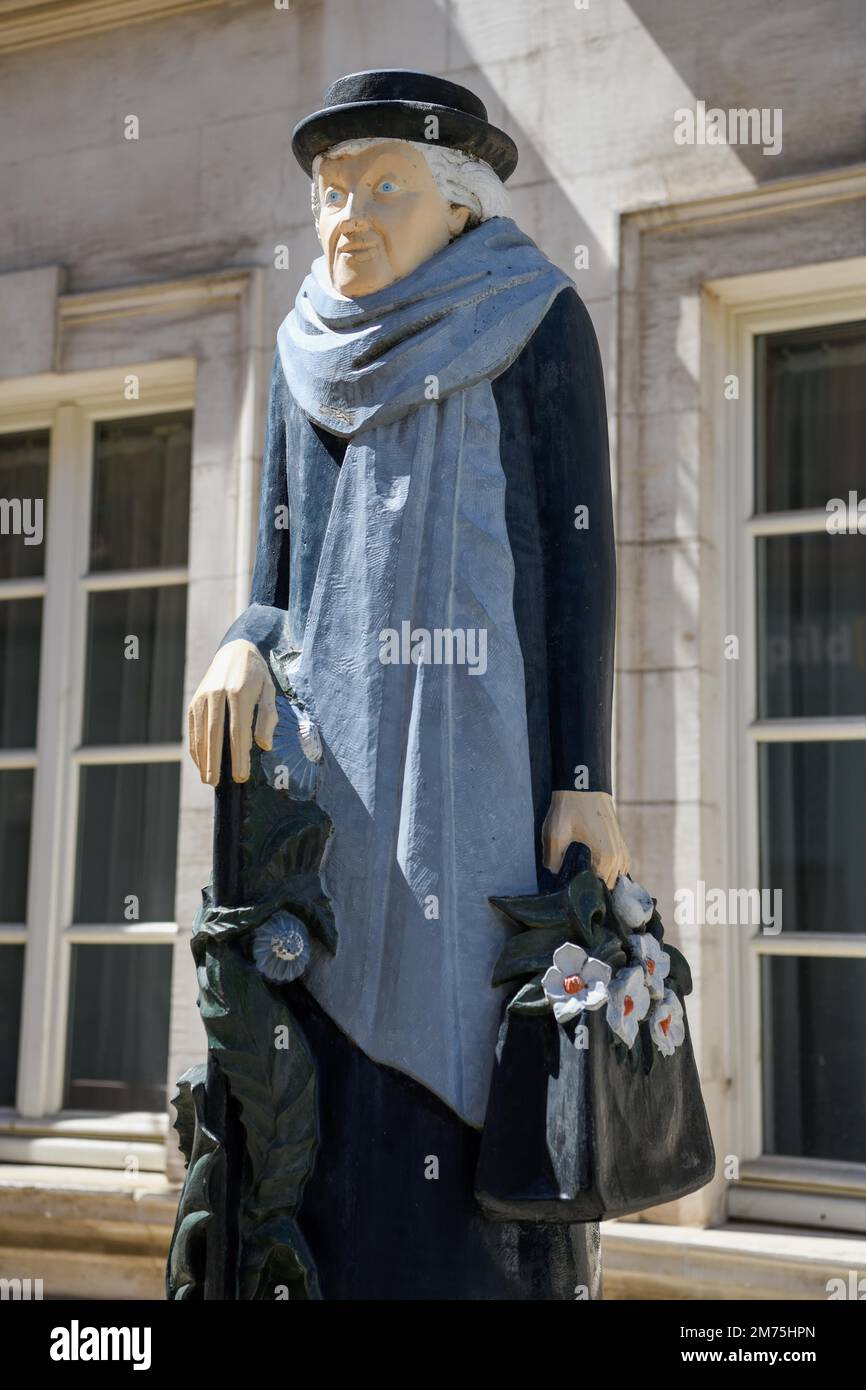 Statue of the poet Marie Noel, also known as Marie Rouget, Place de l ...