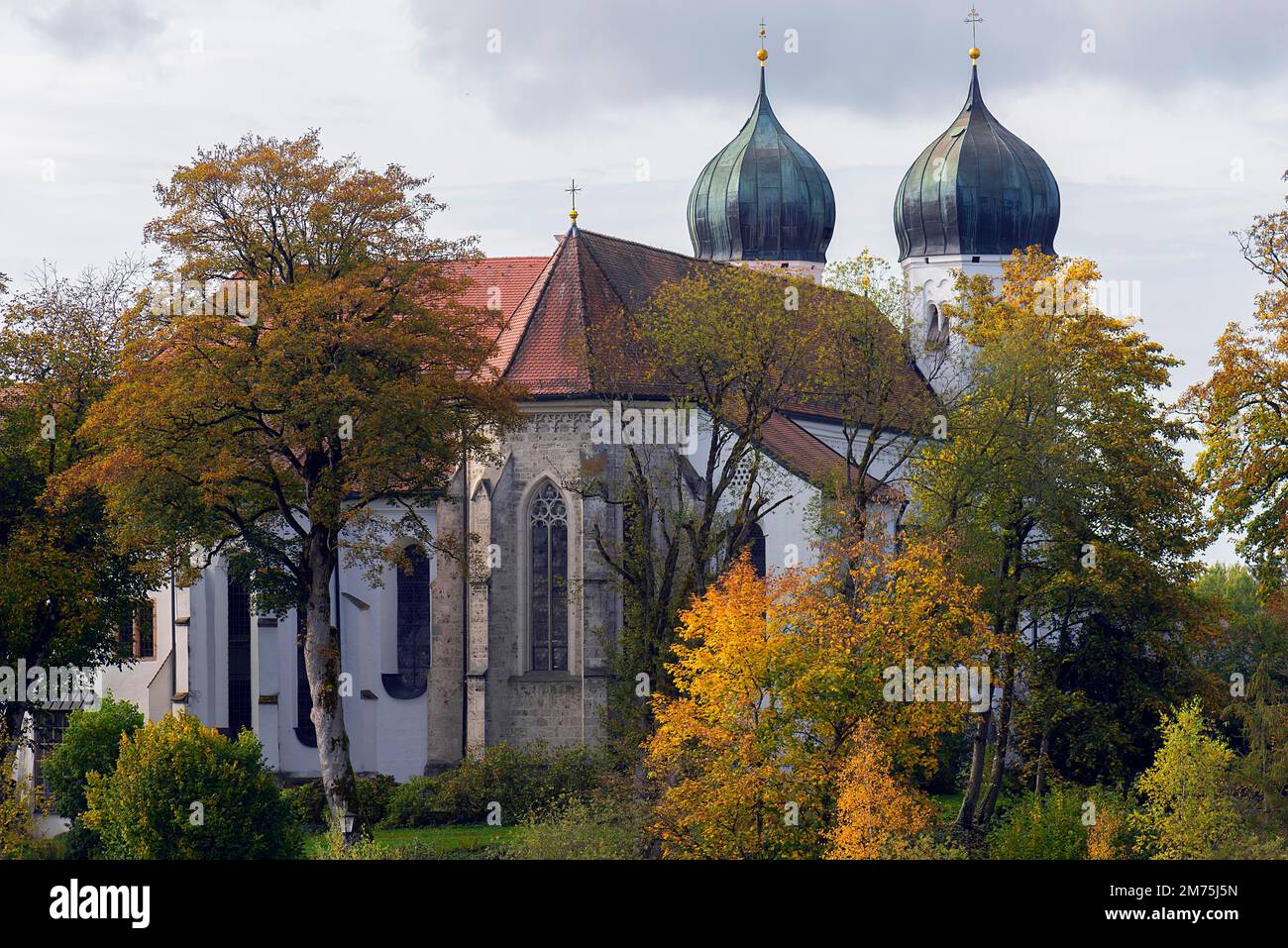 St. Lambert's Monastery Church with Seeon Monastery, Seeon-Seebruck ...