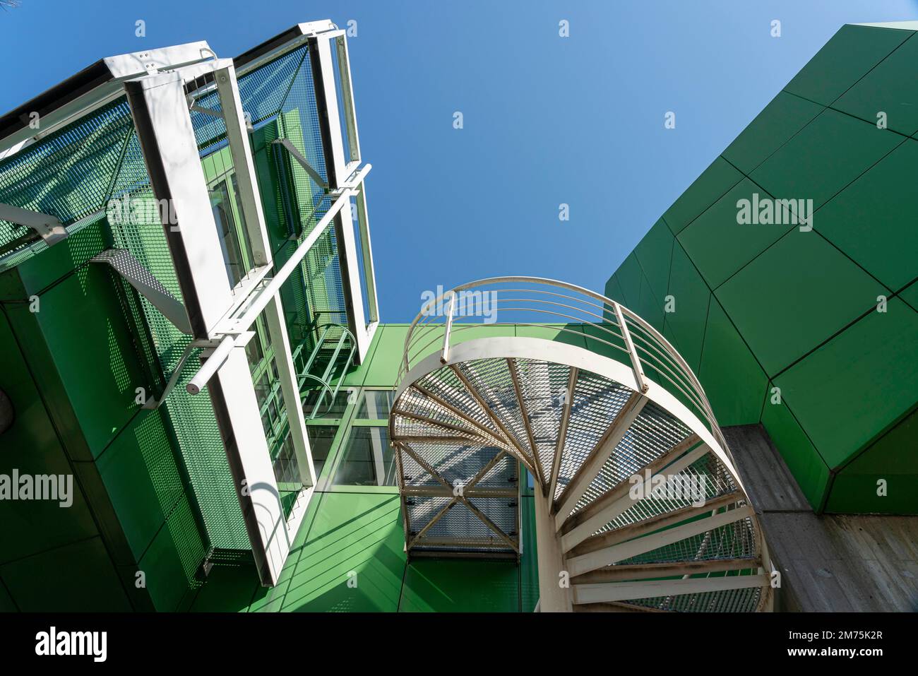 Fire escape on a public building, Berlin, Germany Stock Photo - Alamy
