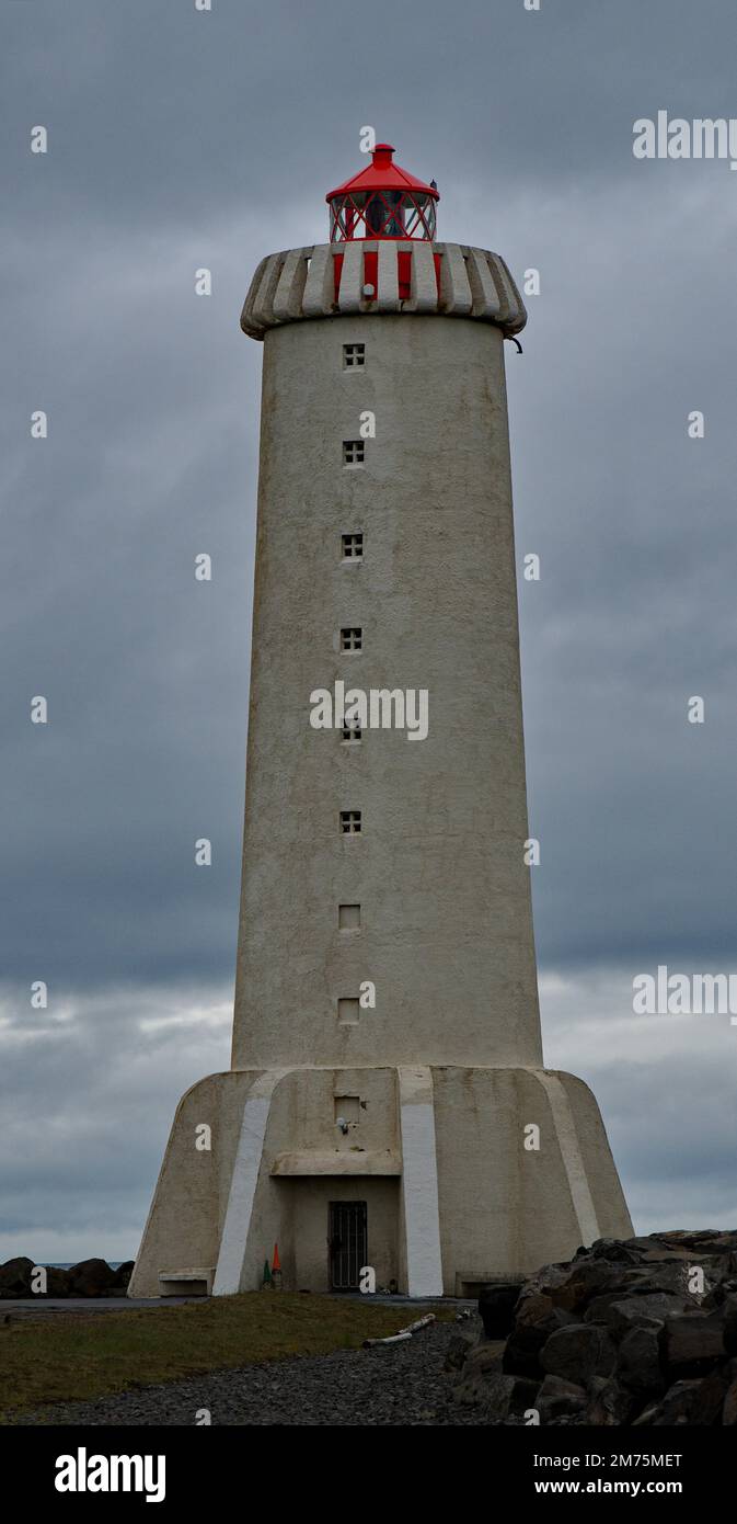 The lighthouse of Akranes, Iceland, built in 1946 Stock Photo - Alamy