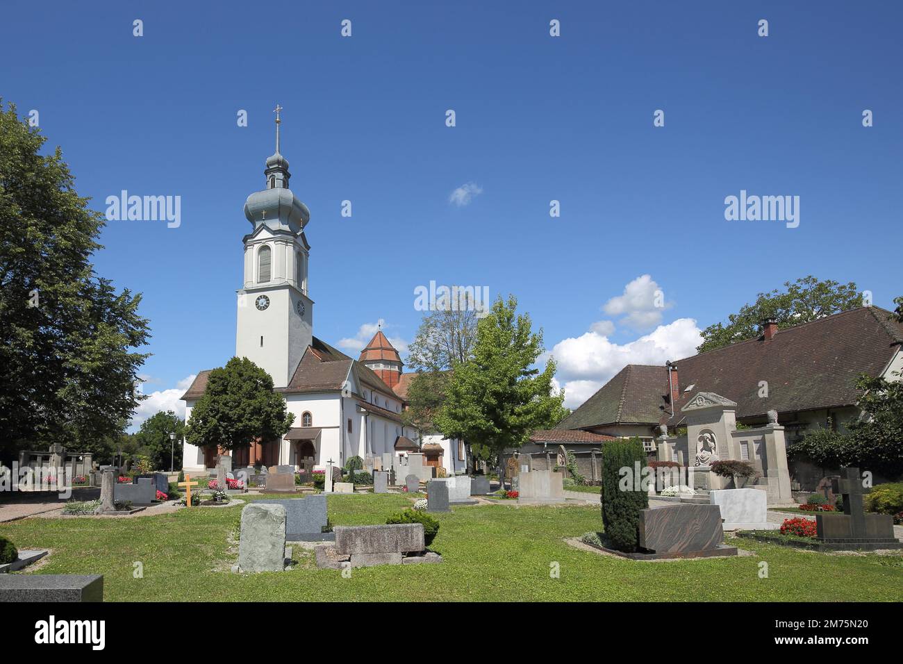 St. Martin Church in Wehr near Waldshut, Southern Black Forest, Black ...