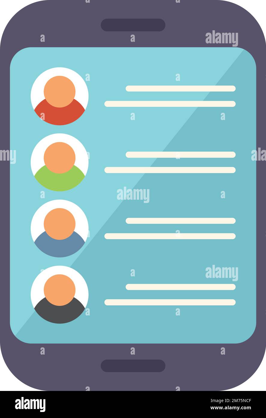 Forum call icon flat vector. Online business. Meeting conference ...