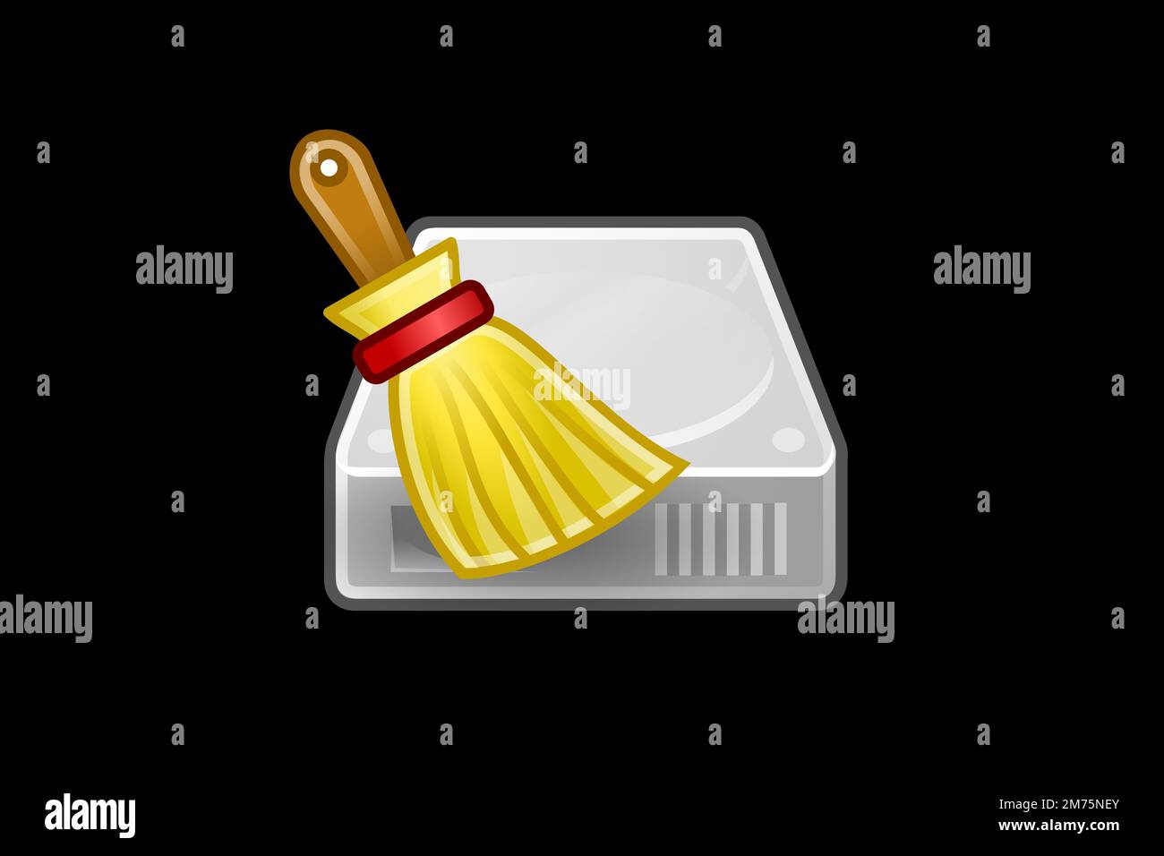 BleachBit, Logo, Black background Stock Photo - Alamy