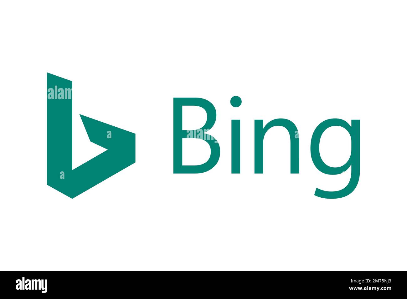 Bing search engine, Logo, White background Stock Photo - Alamy