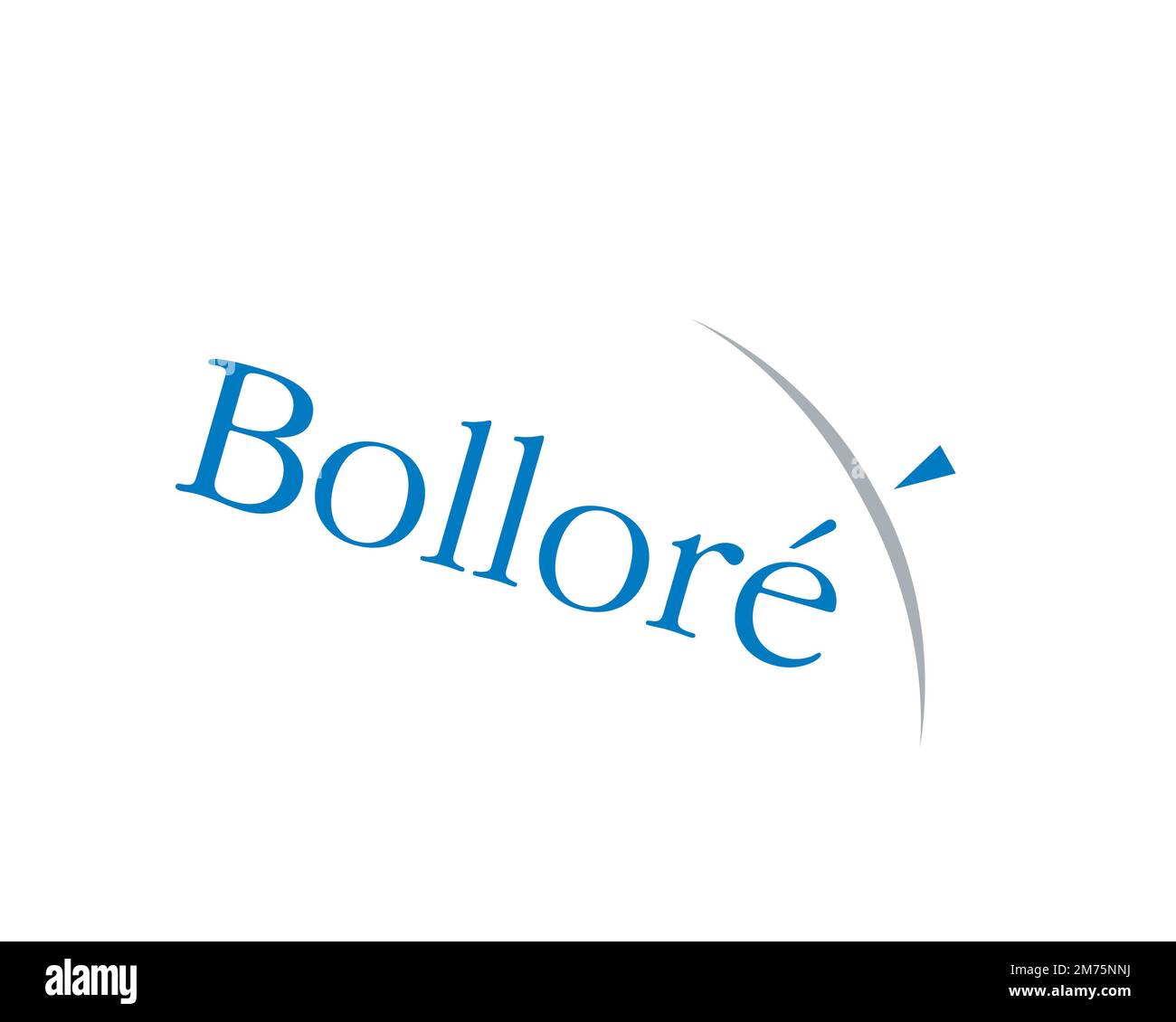 Bollore, rotated logo, white background B Stock Photo - Alamy