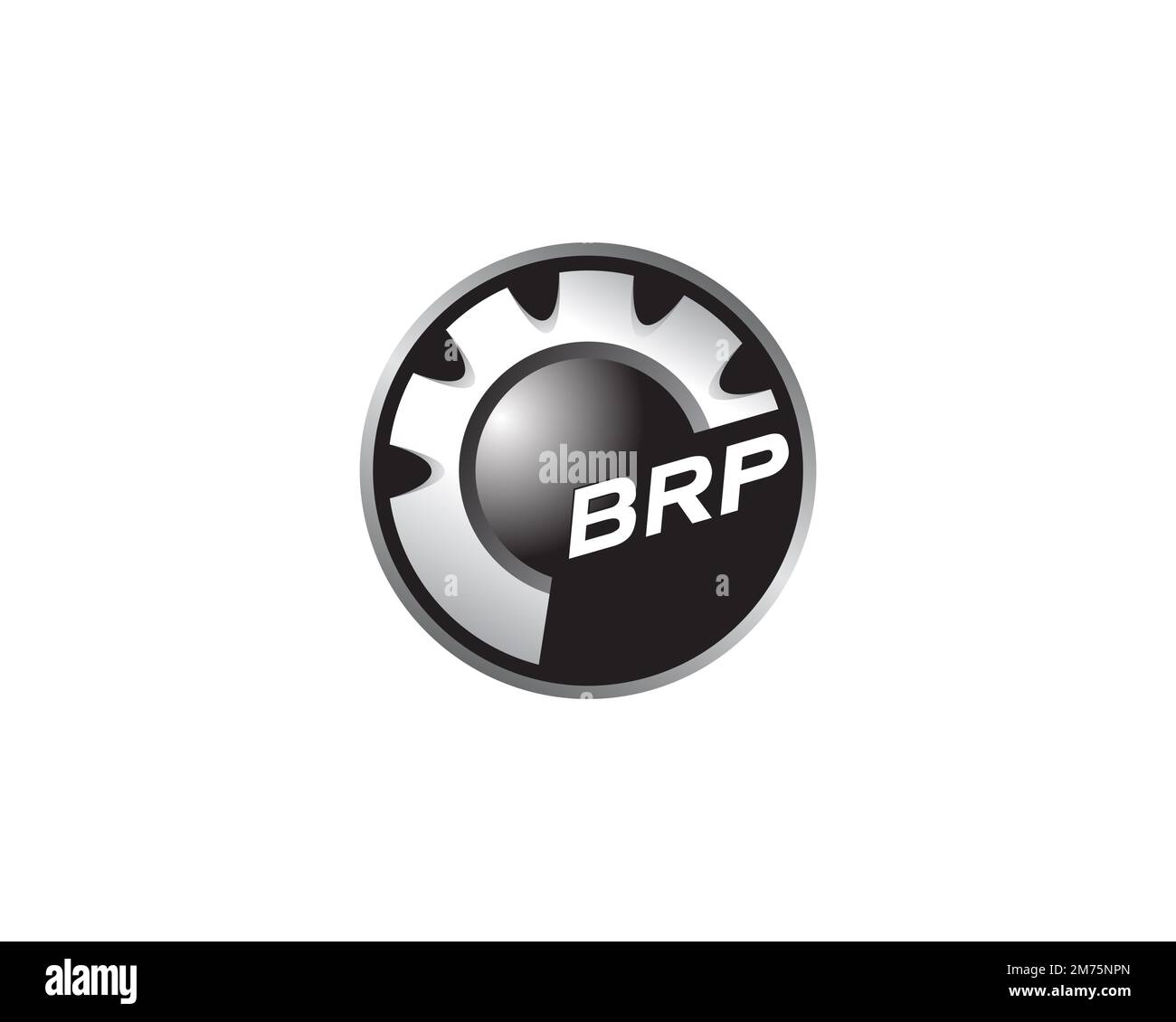 Bombardier Recreational Products, Rotated Logo, White Background Stock ...