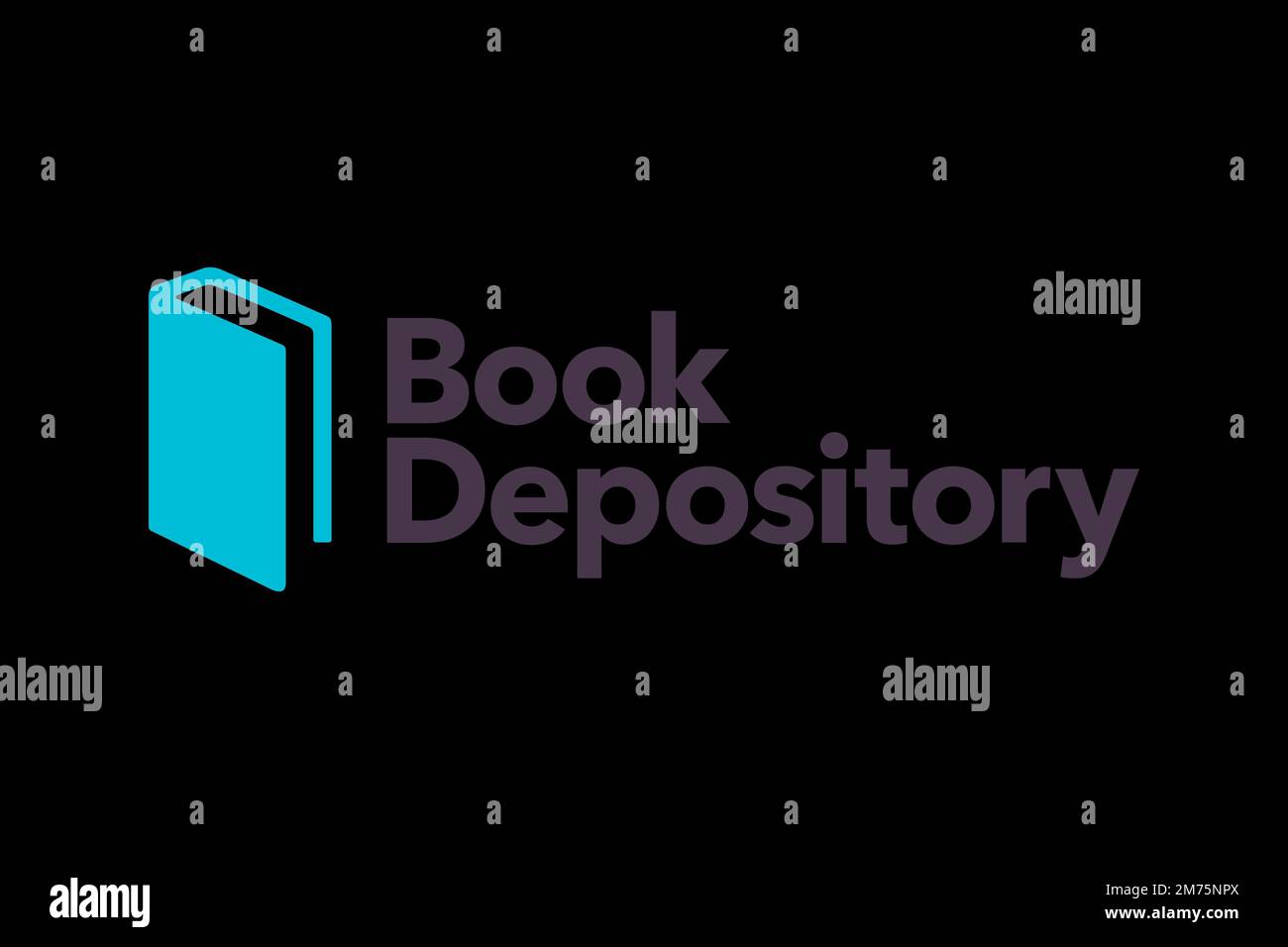 Book Depository, Logo, Black background Stock Photo - Alamy