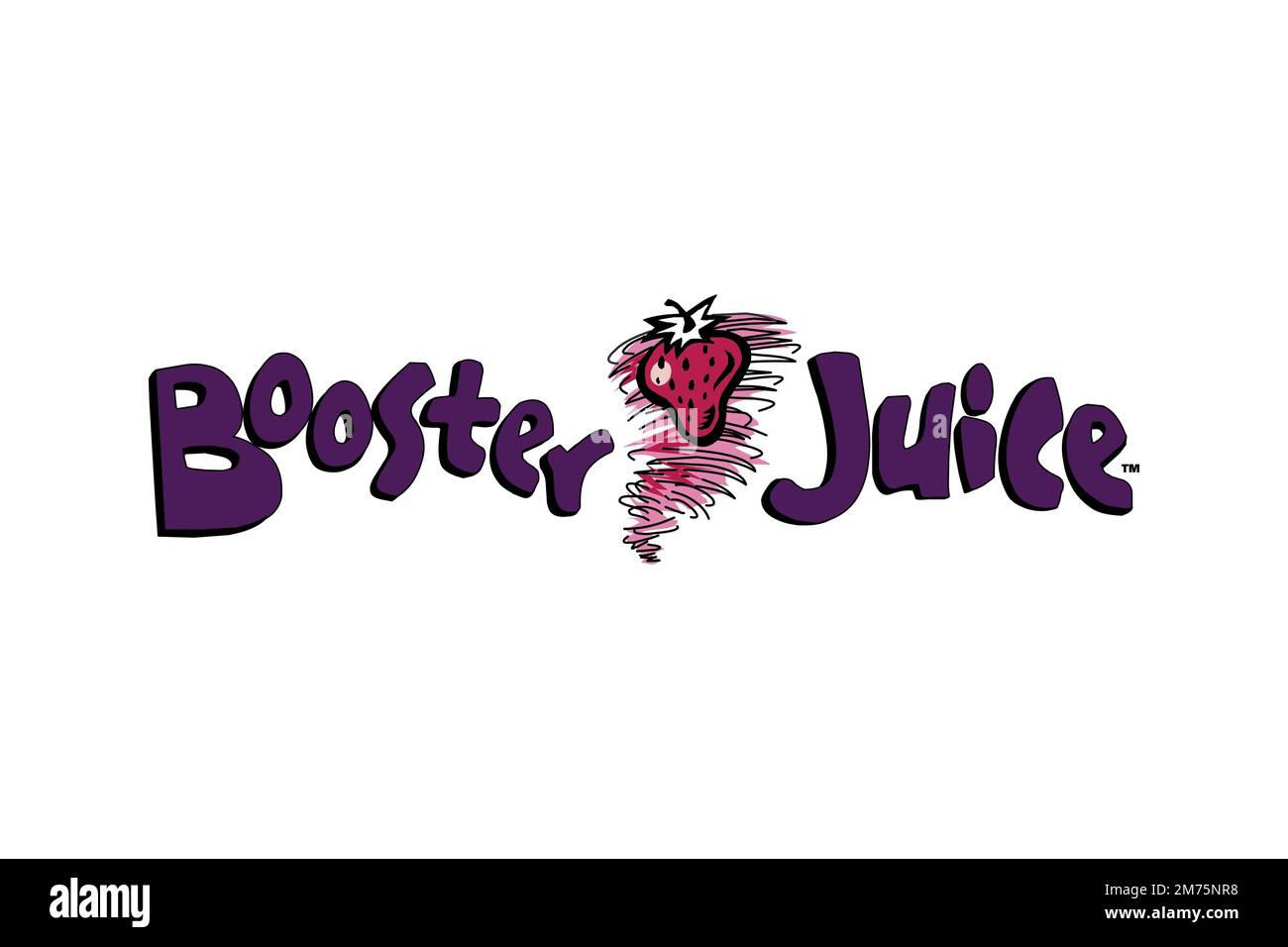 Booster Juice, Logo, White background Stock Photo - Alamy