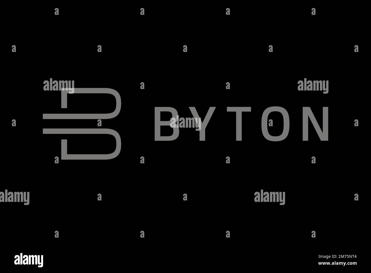 Byton company, Logo, Black background Stock Photo - Alamy