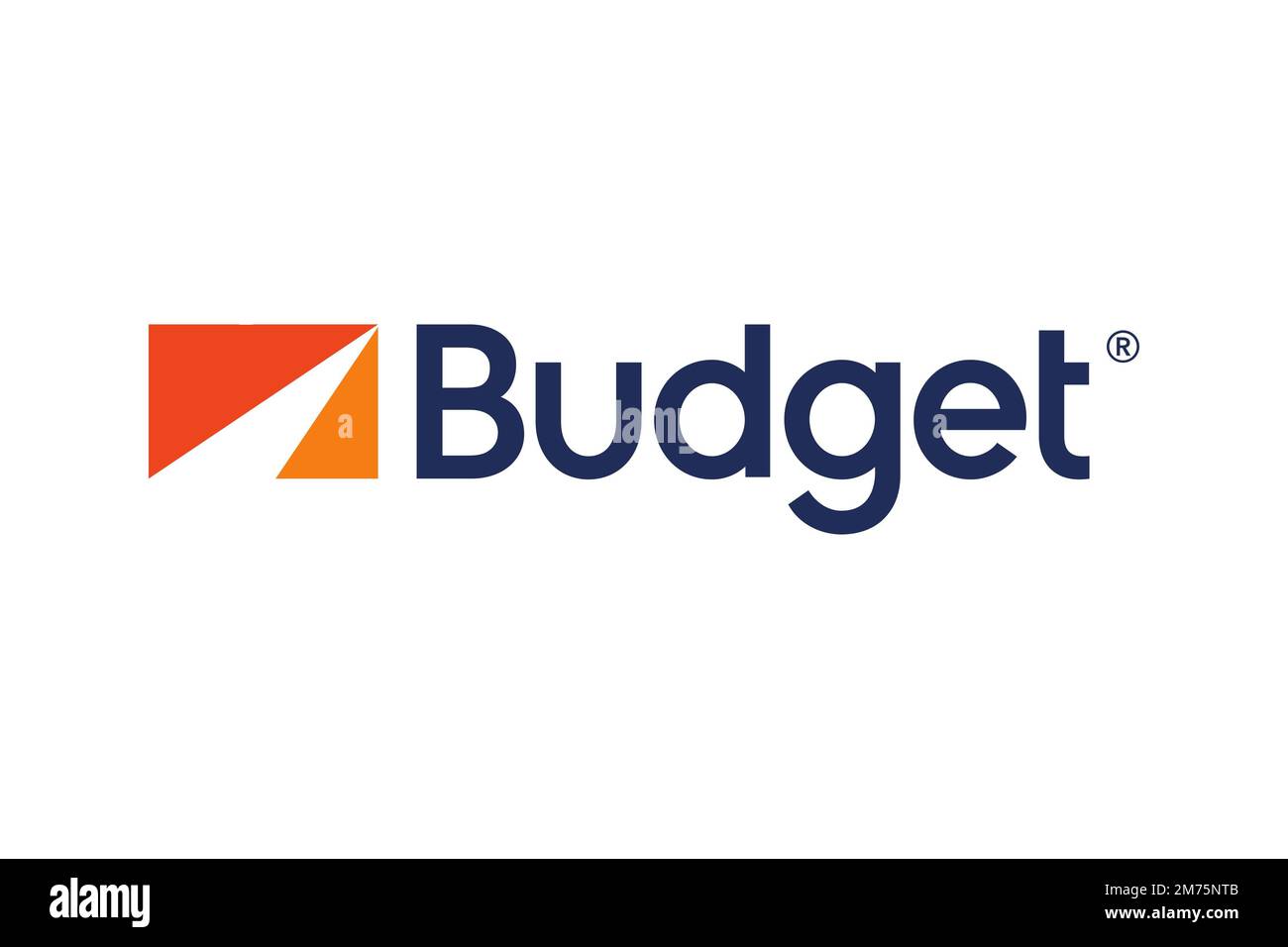 Budget Rent a Car, Logo, White background Stock Photo - Alamy