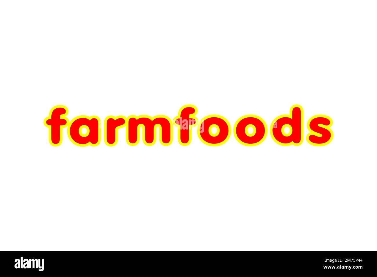 Farmfoods, Logo, White background Stock Photo - Alamy