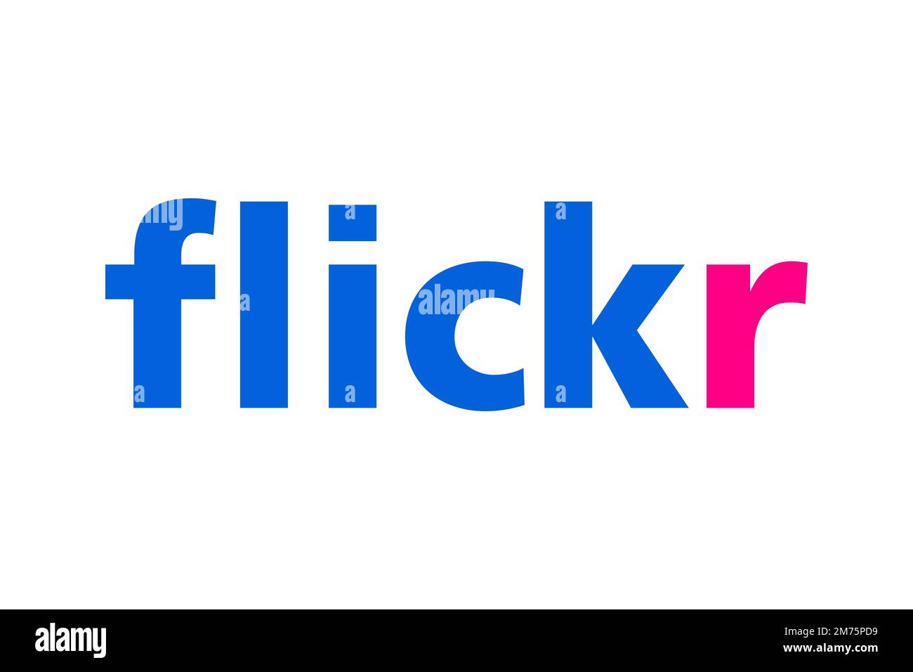 Flickr, Logo, White background Stock Photo - Alamy