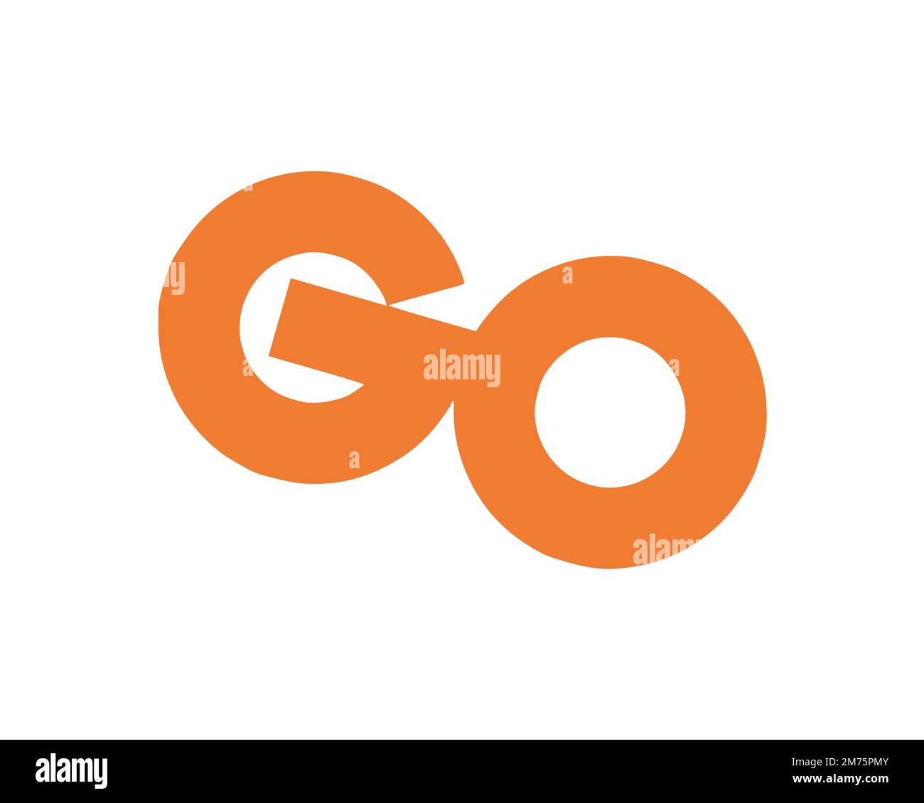 GO Malta, rotated logo, white background B Stock Photo - Alamy
