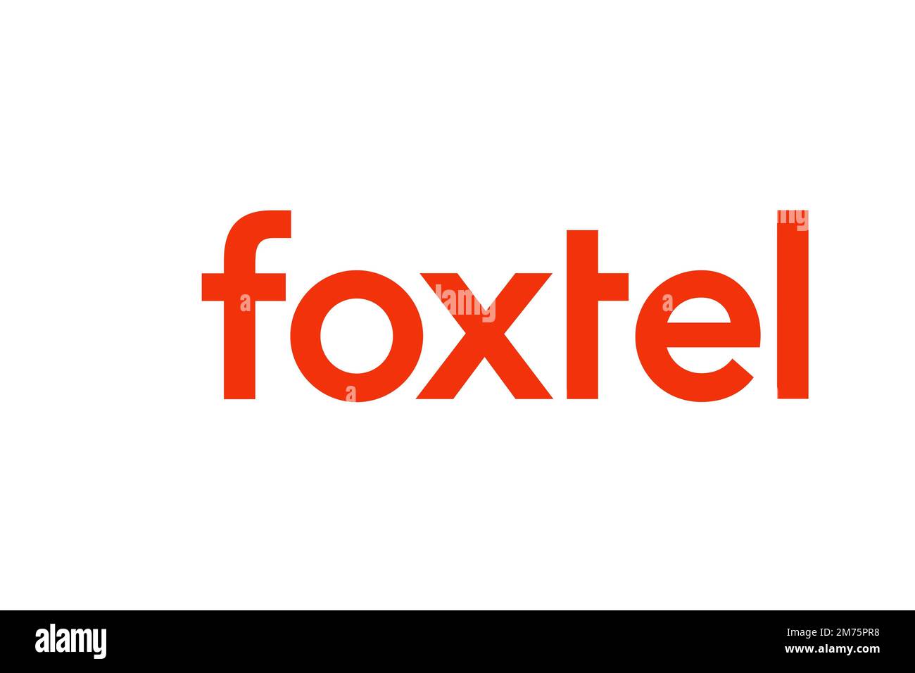 Foxtel, Logo, White background Stock Photo - Alamy