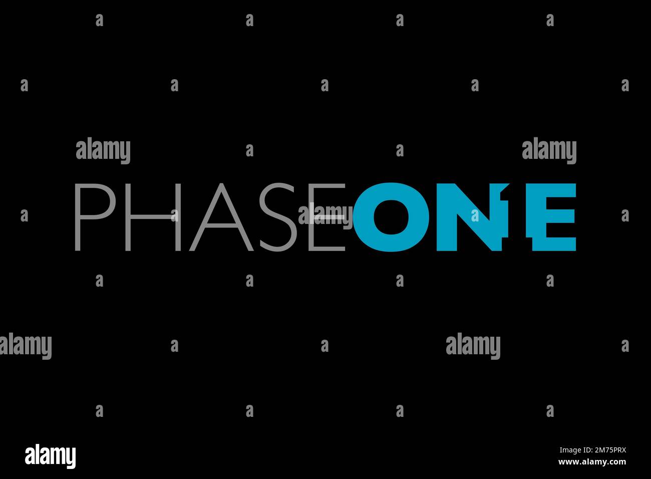 Phase One company, Logo, Black background Stock Photo - Alamy