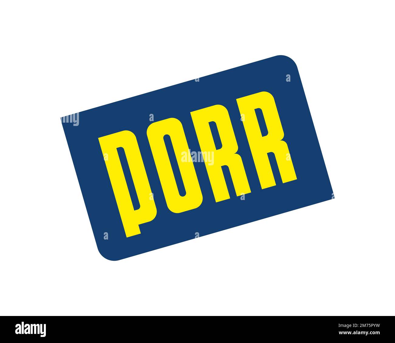 Porr, rotated logo, white background Stock Photo - Alamy