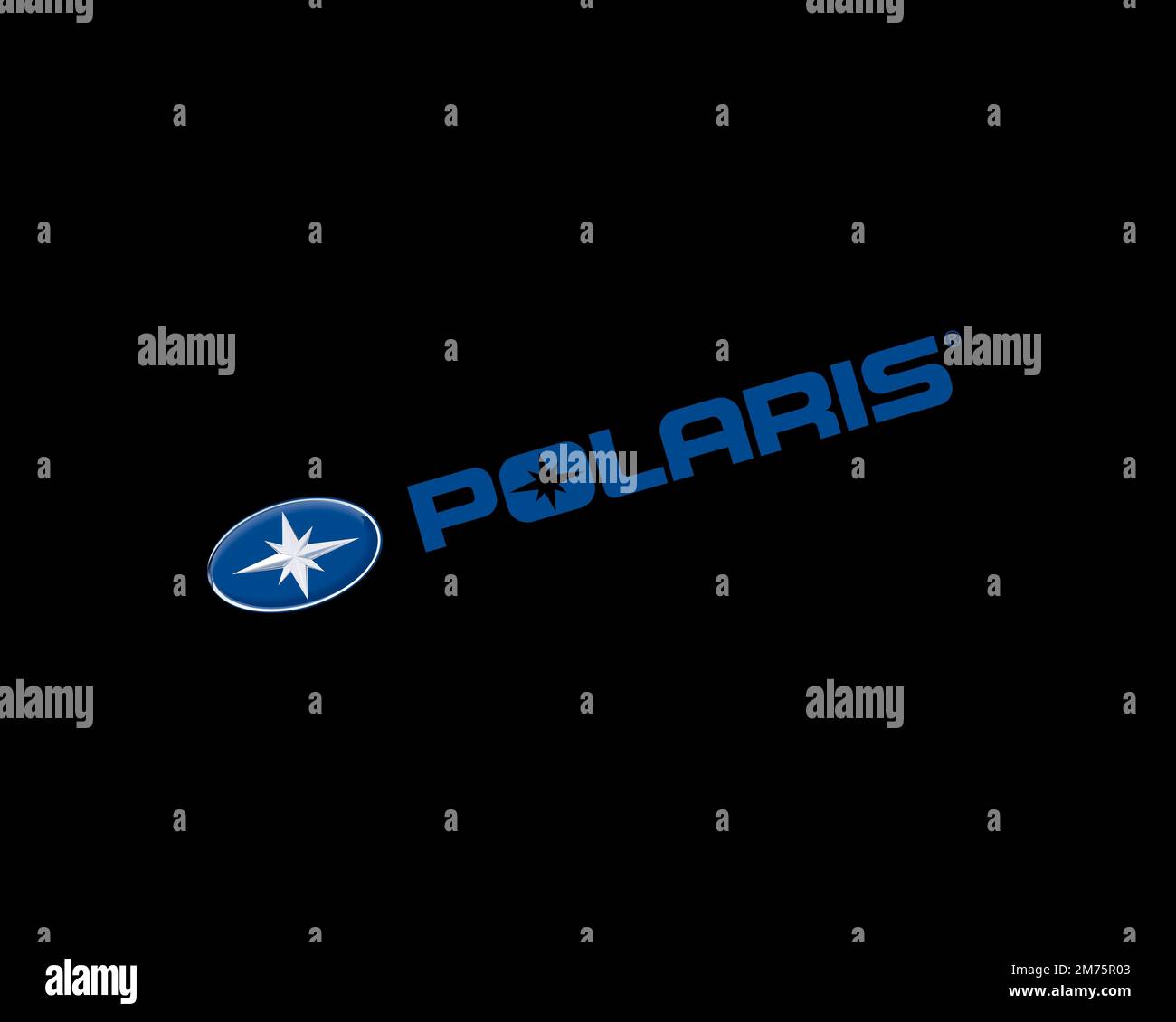 Polaris Inc. rotated logo, black background Stock Photo - Alamy