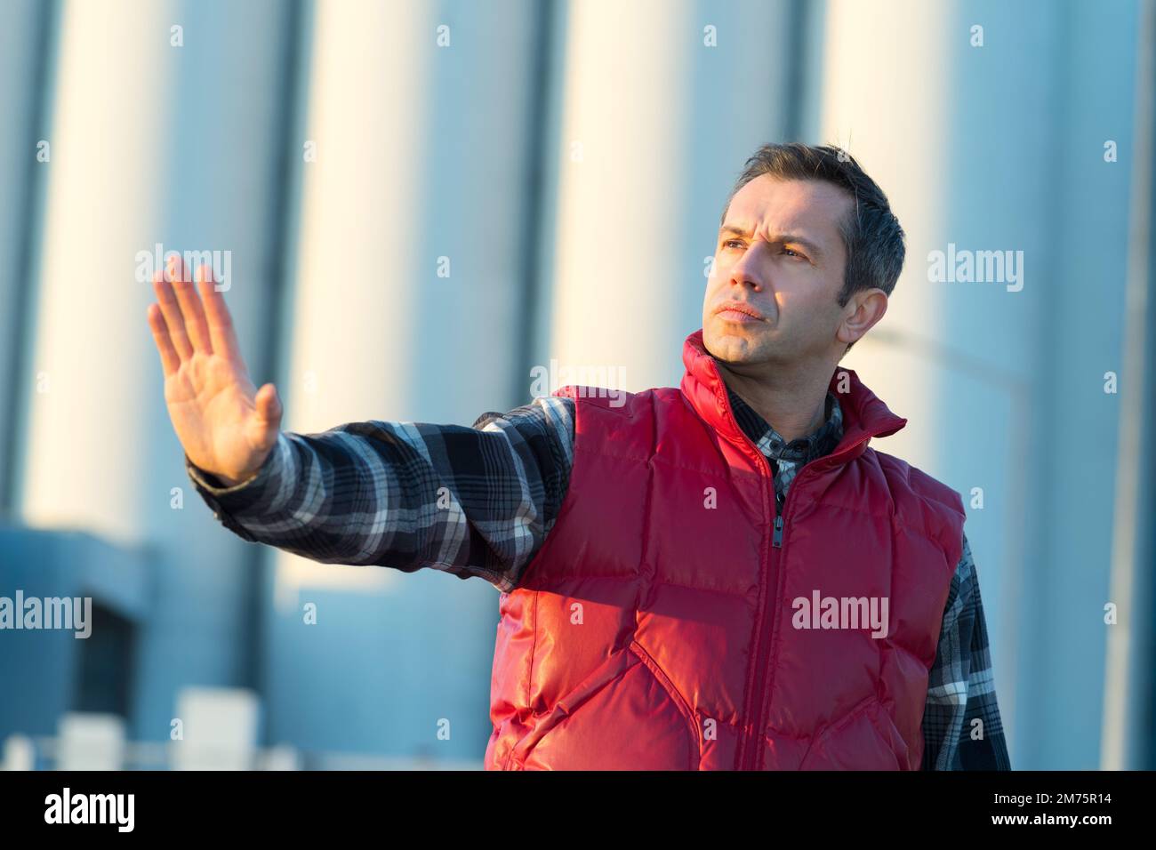 Man cross gesture no hi-res stock photography and images - Alamy