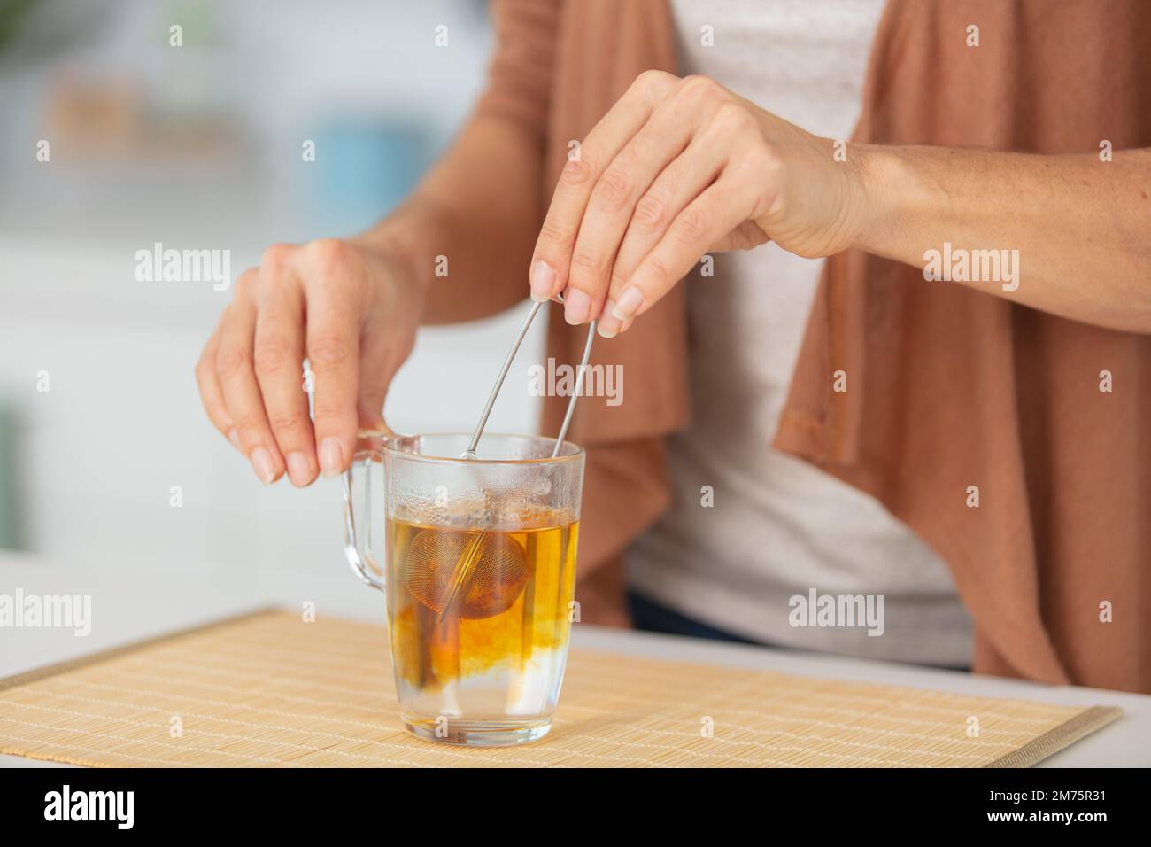 preparation of the tea ceremony Stock Photo - Alamy