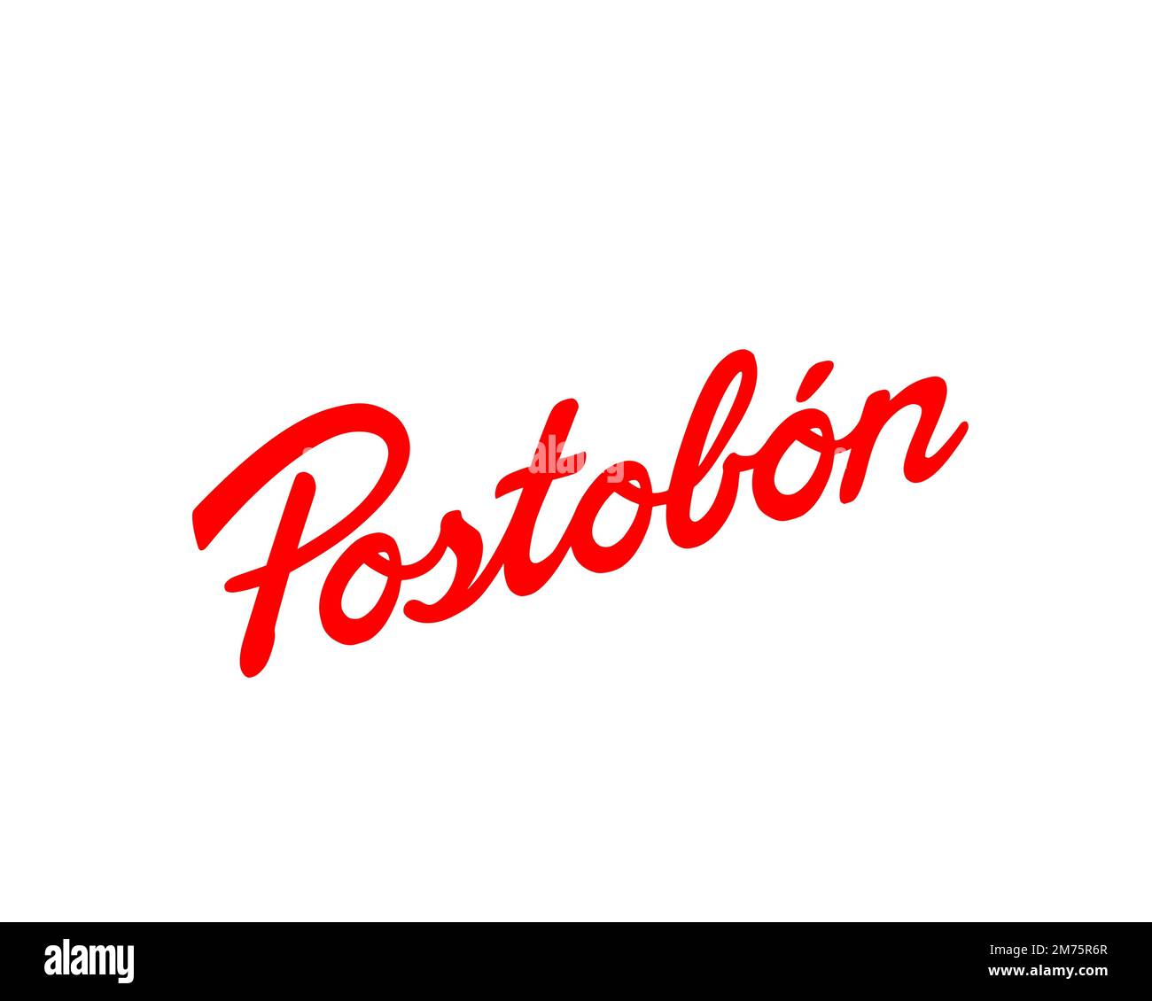 Postobon, rotated logo, white background Stock Photo - Alamy